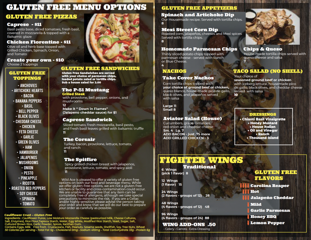 Menus - Pizza and Beer - Greer,SC - Pizza and Beer - Greer, SC - Wild ...